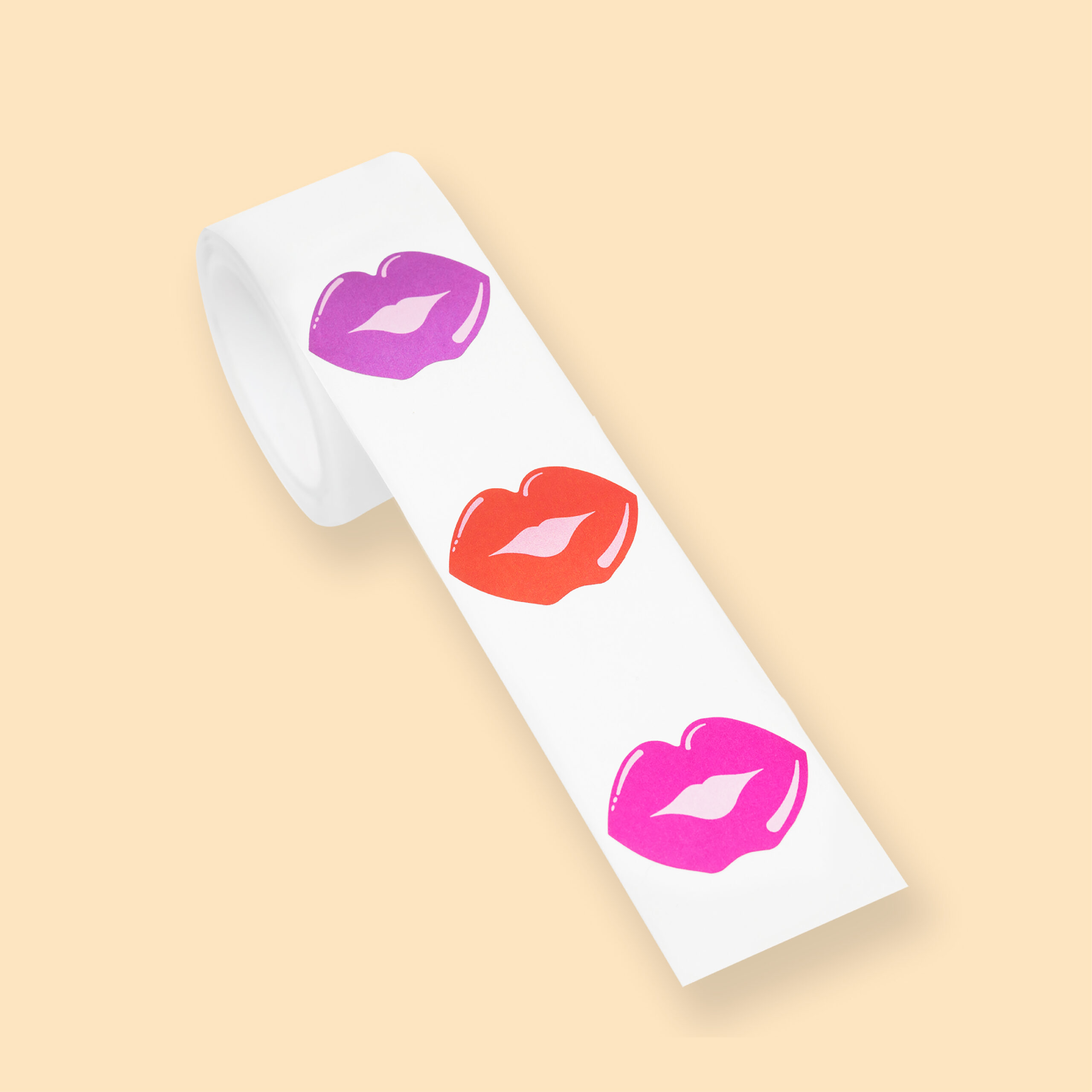 Kiss kusje sticker diy creatief cadeauverpakking wowgoods